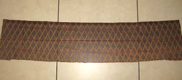 Vox Reissue Grill Cloth Brown Diamond 36 inches X 8 inches | Reverb