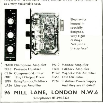 Apollo Electronics Stereo Channel Rack - 1970's | Reverb
