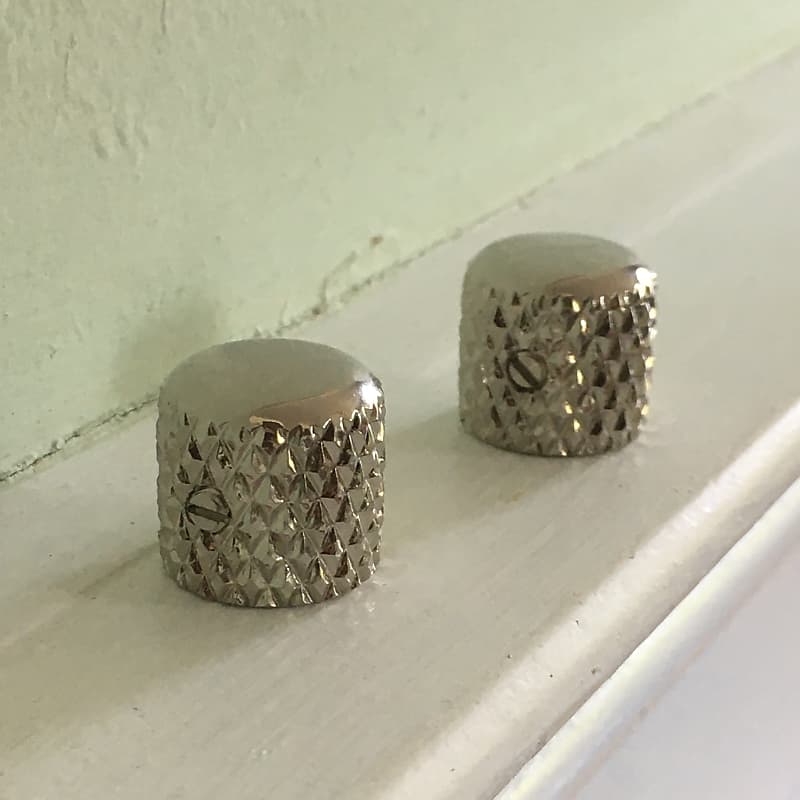 2 HEAVY Knurled NOS Relic Knobs For Fender Tele P Bass | Reverb UK