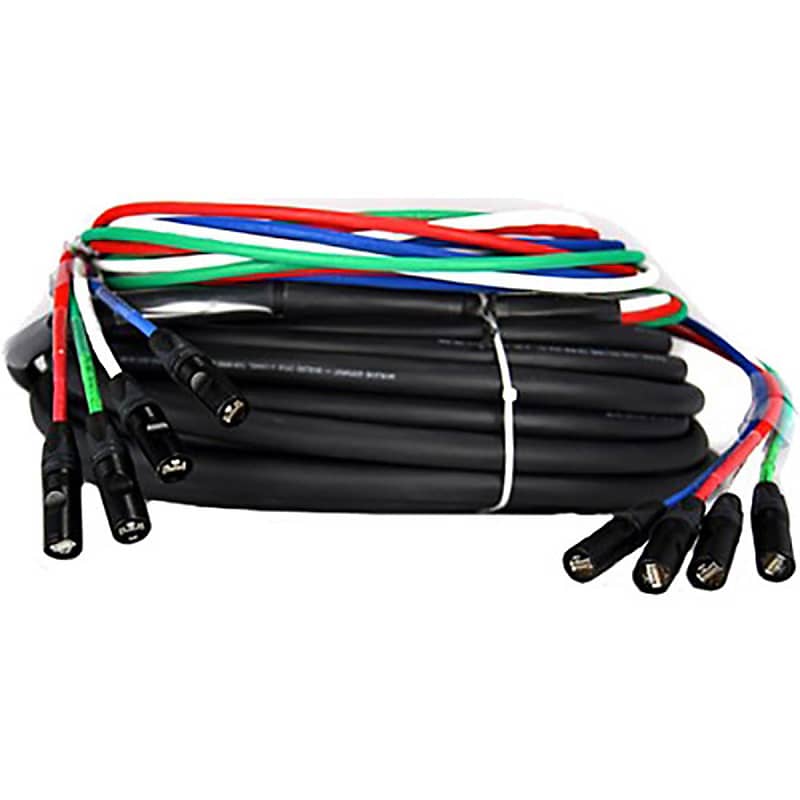 Whirlwind 4-Channel Fan to Fan Ethercon CAT-5e Snake Cable, | Reverb