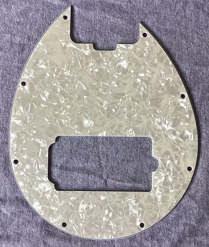 Chandler Pearloid Pickguard for Ernie Ball Music Man Bongo 4H | Reverb