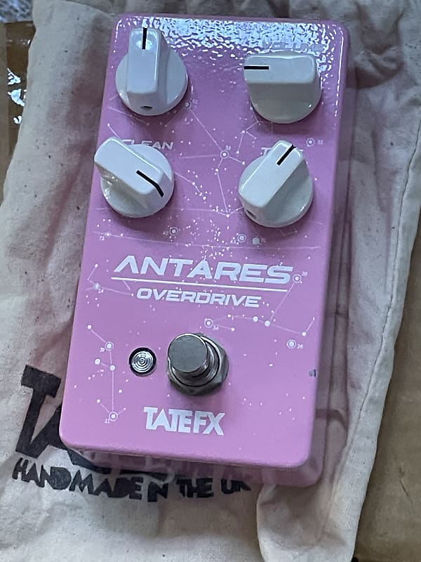 Tate FX Antares overdrive like a tubescreamer - pink | Reverb UK