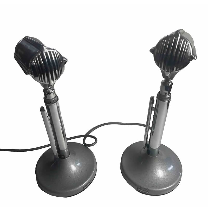 **SET OF 2 TESTED** Astatic DN-500 Microphone w/ G Stand | Reverb