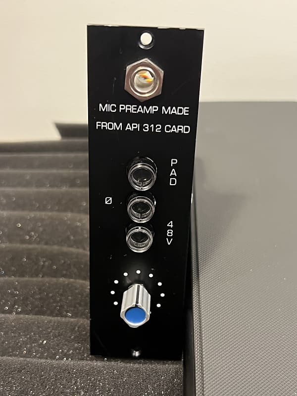 Brent Averill Mic Preamp made from API 312 Card | Reverb
