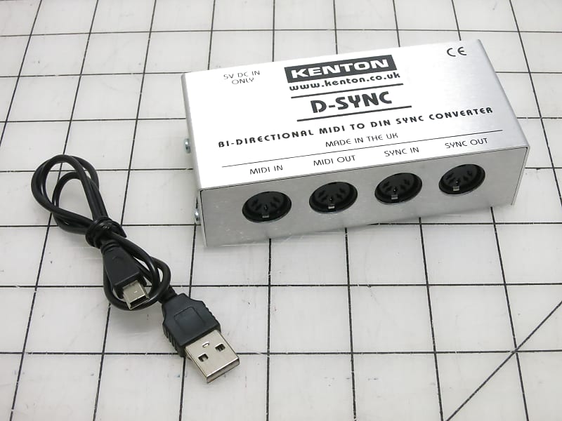Kenton D-Sync Bi-Directional MIDI to DIN Sync Converter | Reverb