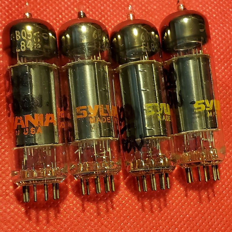 Sylvania El84 1966 Matched Quad. | Reverb