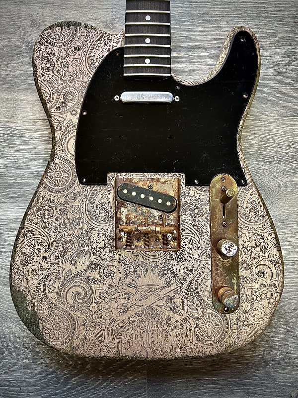 Pistols Crown Barncaster Tele GUITAR BODY ONLY PARTCASTER | Reverb UK