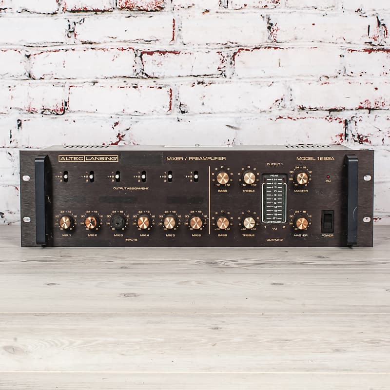 Altec-Lansing Model 1692A 6-In / 2-Out Rackmount Mixer/Preamp | Reverb