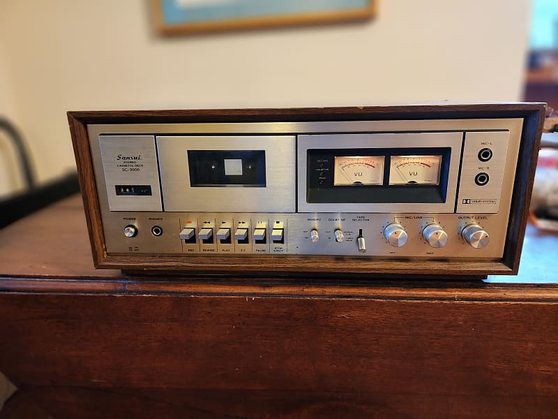 Sansui-SC 3000 Vintage Cassette Deck | Reverb