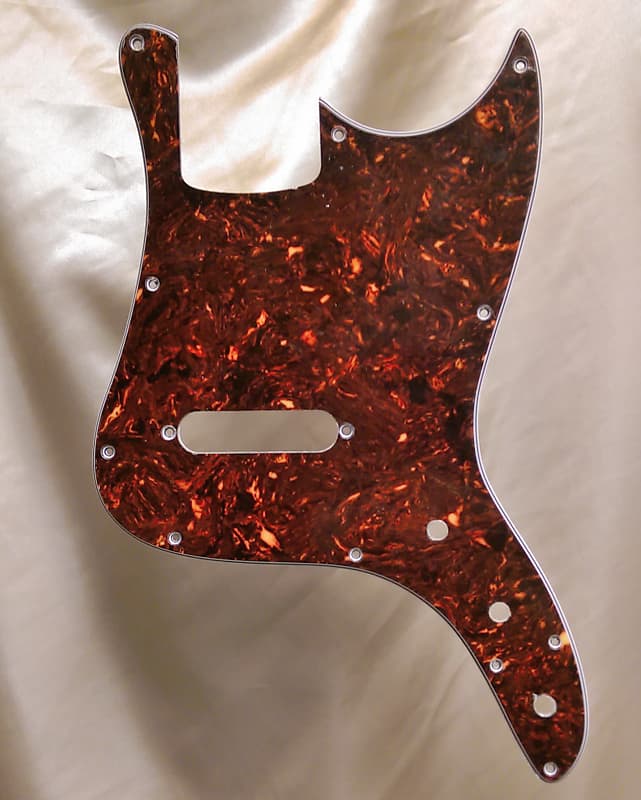 Pickguard for Squier Bronco Bass in brown tortoise with | Reverb