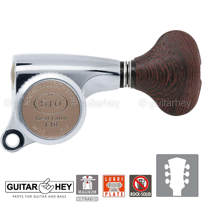 NEW Gotoh SGS510Z-TS5 MGT L3+R3 Set Mini Locking Tuners | Reverb UK