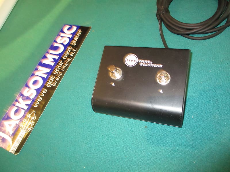 Live Wire 2-Button Foot Switch With Chord | Reverb