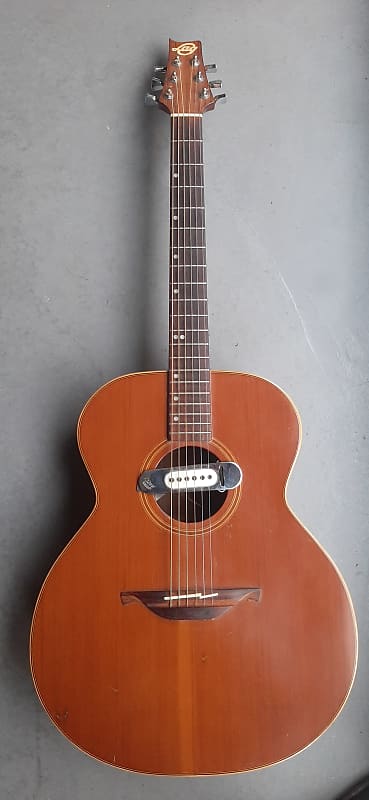 Lag Jumbo acoustic artwork fine arts original collection 1997 | Reverb