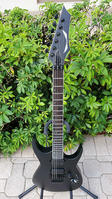 Dean Exile Select Floyd Fluence Electric Guitar Black Satin | Reverb