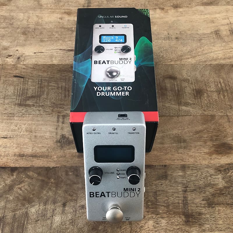 Singular Sound Beat Buddy Mini 2 Drum Machine Pedal (Adaptor | Reverb