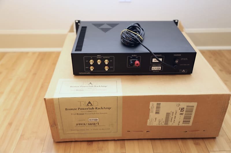 Triad Bronze PowerSub RackAmp 500W - Black | Reverb