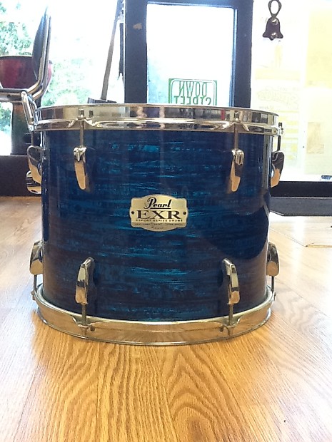 Price Drop! Pearl 13" EXR Export Series Rack Tom Blue Strata | Reverb