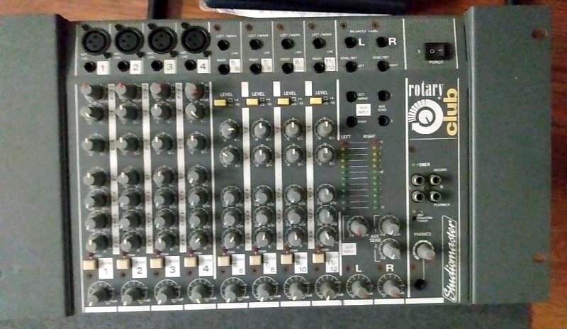 Studiomaster Rotary Club 12 Analog Mixer Works/Looks Good | Reverb