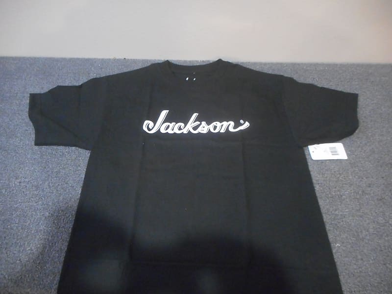 Jackson Guitar Logo Men's T-Shirt - BLACK, #299-0264-606, | Reverb