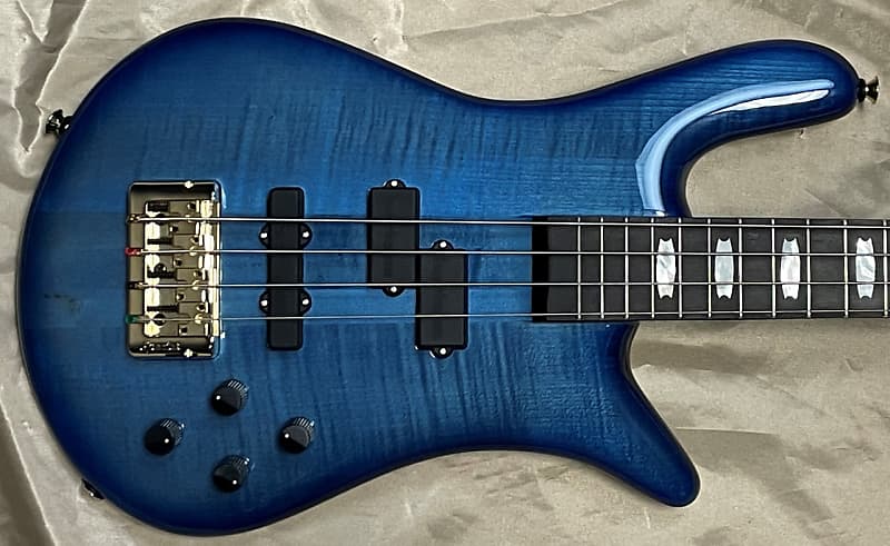 Spector Euro 4LT, Blue Fade Gloss / Ebony. | Reverb