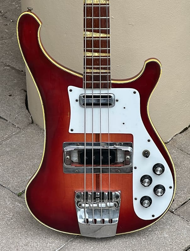 Rickenbacker 4001 Bass 1972 - fantastic Fireglo last of the | Reverb