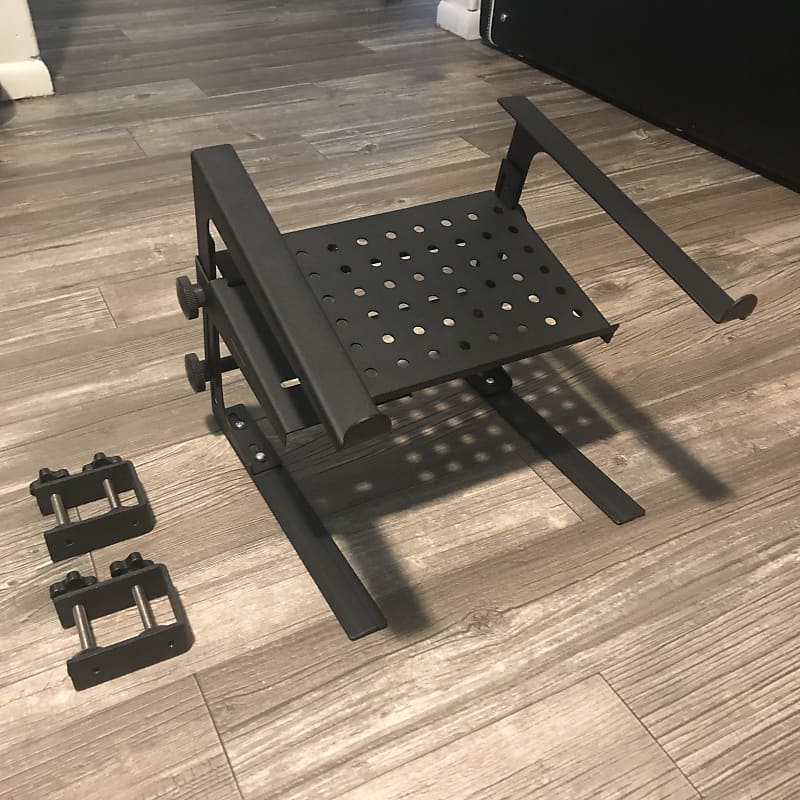 DR Pro DJ Laptop Stand and Shelf Bundle 2018 Black Metal | Reverb