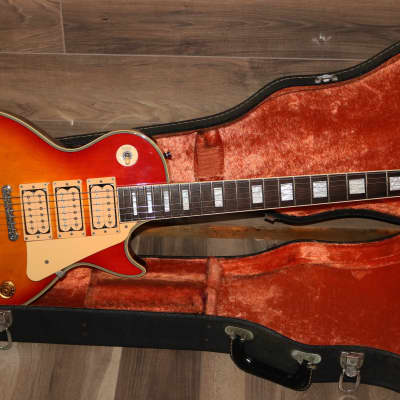 90s Burny RLC-75AF Ace Frehley Heritage Sunburst / 2 piece | Reverb