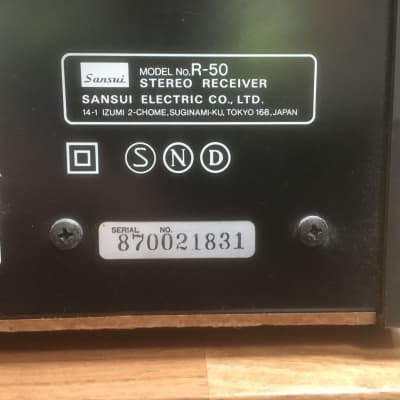 Sansui R50 Vintage HiFi Amp and Tuner. Retro ! | Reverb