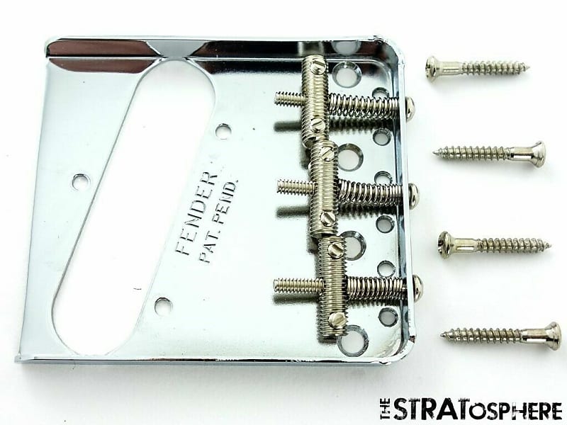 USA Fender Custom Shop 1960 Telecaster NOS BRIDGE, Chrome | Reverb