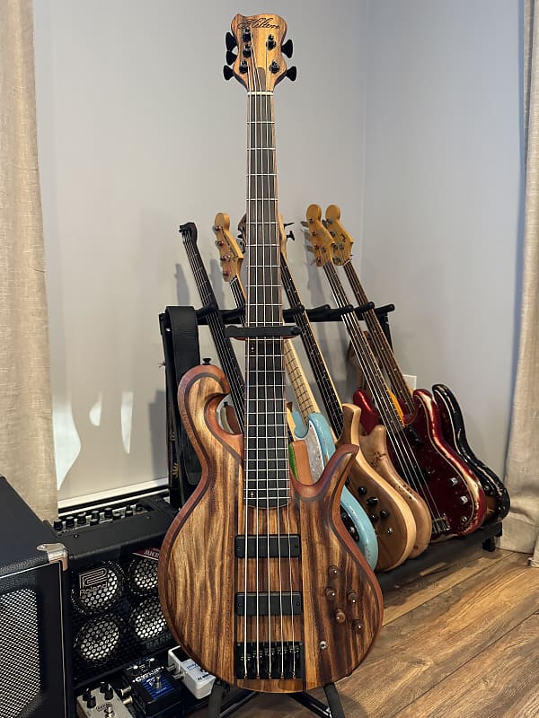 Pete Hilton Custom 5 string Bass | Reverb