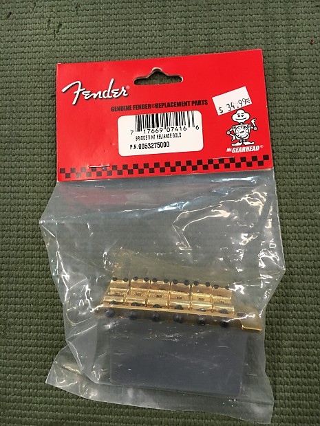 Fender Brigde Vint Reliance Gold Gold | Reverb