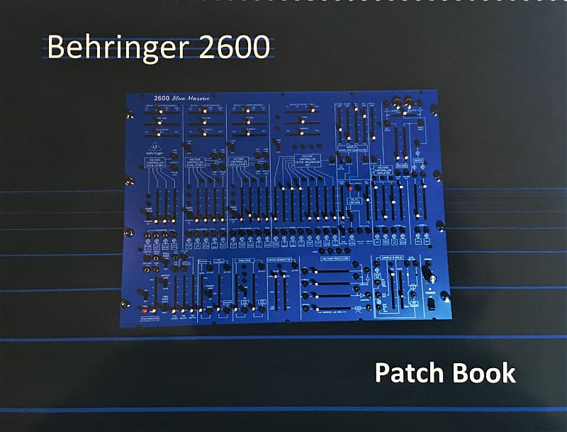 Behringer 2600 Patch Book of 50 original diagrams | Reverb