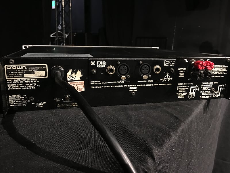 Crown Macro-Tech 1202 2-Channel Power Amplifier | Reverb