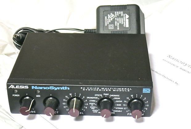 ALESIS NANOSYNTH 64-VOICE MULTITIMBRAL Module With | Reverb