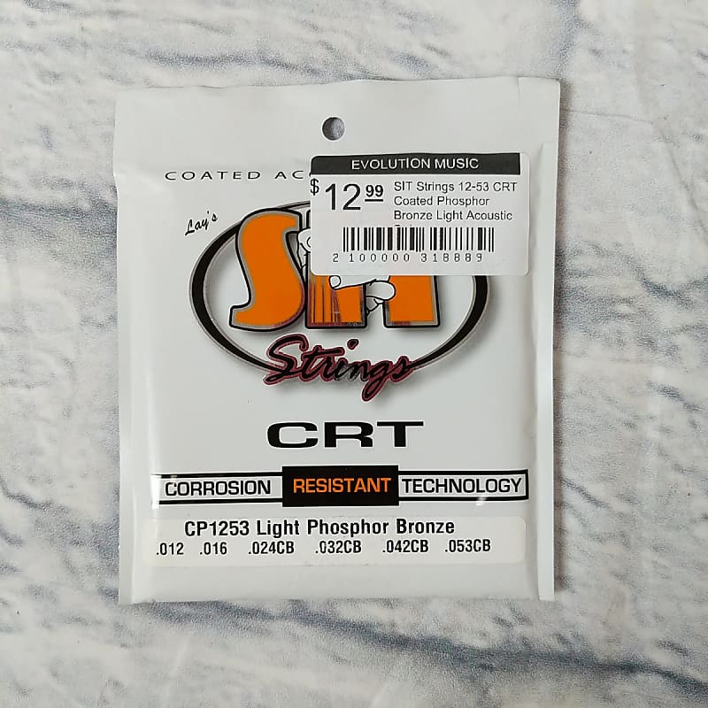 SIT Strings 12-53 CRT Coated Phosphor Bronze Light Acoustic | Reverb