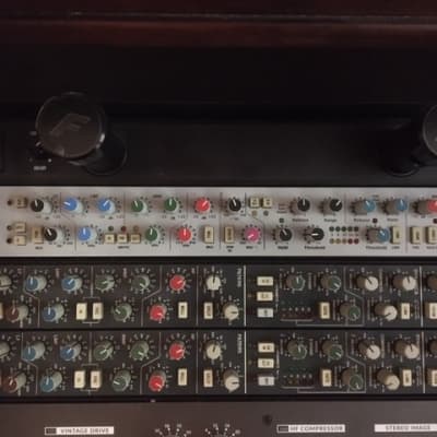 Solid State Logic 9000K Console Strip racked by Rhoades Audio | Reverb