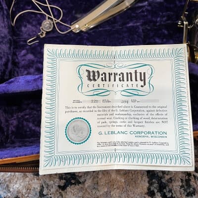 Rare Vintage LeBlanc Paris Silver Model 120 System II Tenor | Reverb