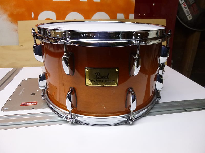 Double A drums 14x8" custom snare drum, pearl session custom | Reverb