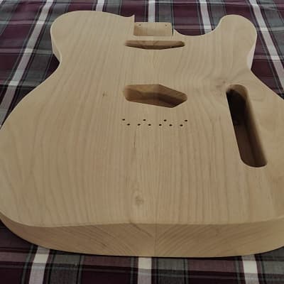 Woodtech Routing 2 pc Alder Arm & Belly Cut Telecaster Body - | Reverb