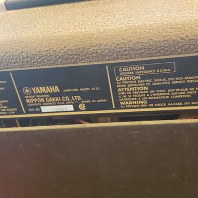 Yamaha JX20 1980's Reverb Amplifier | Reverb