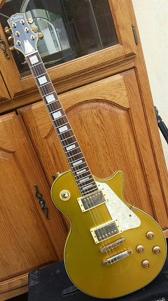 Rare Delta Nashville Tennessee Gold Top Solid Body Electric | Reverb