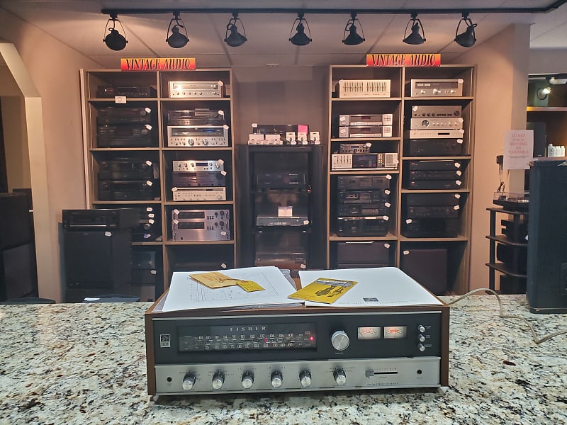 Fisher 301 - Silver/Wood - USED w/Manual | Reverb