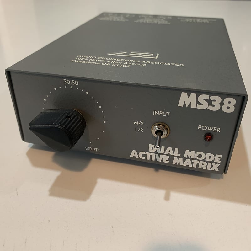 Rare AEA MS38 Dual Mode Active Matrix M/S Mid Side Decoder | Reverb