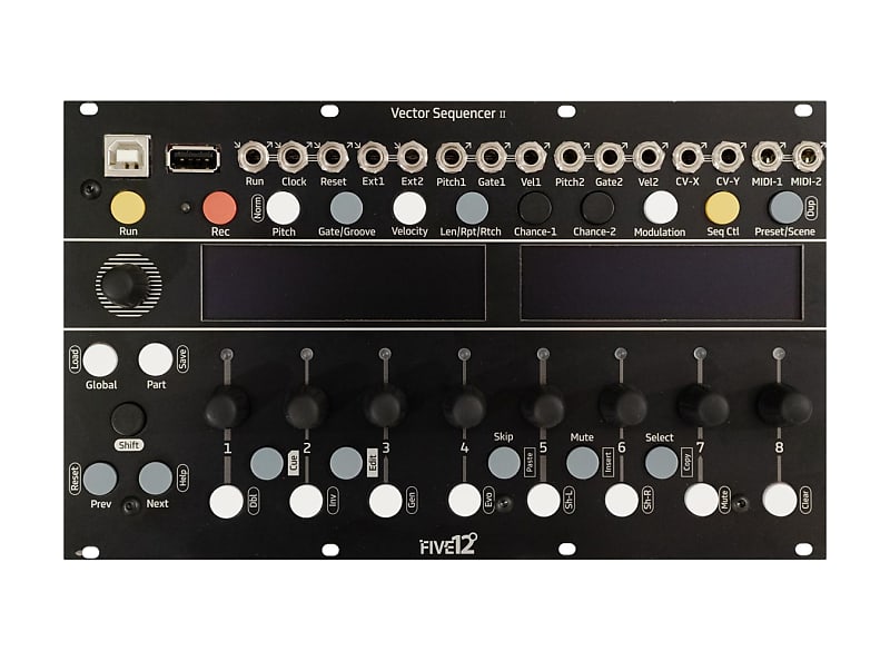 Five12 Vector Sequencer MKII (Silver) [DEMO] | Reverb