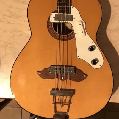 Handcrafted Acoustic Bass - Wood | Reverb