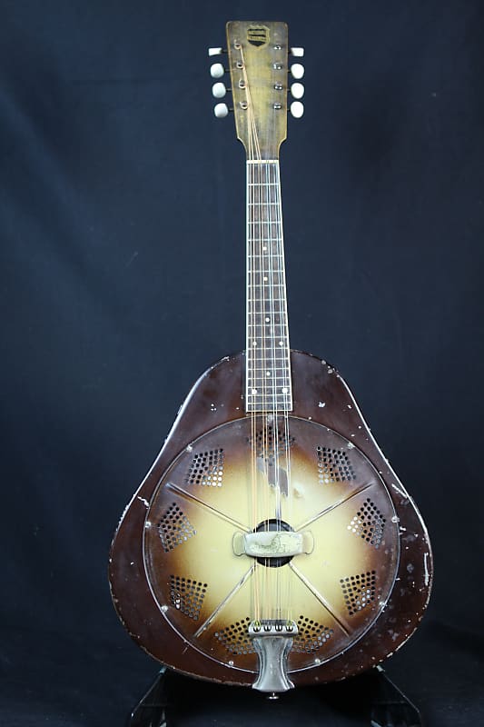 National Triolian Mandolin 1930 Brown Sunburst With Case | Reverb