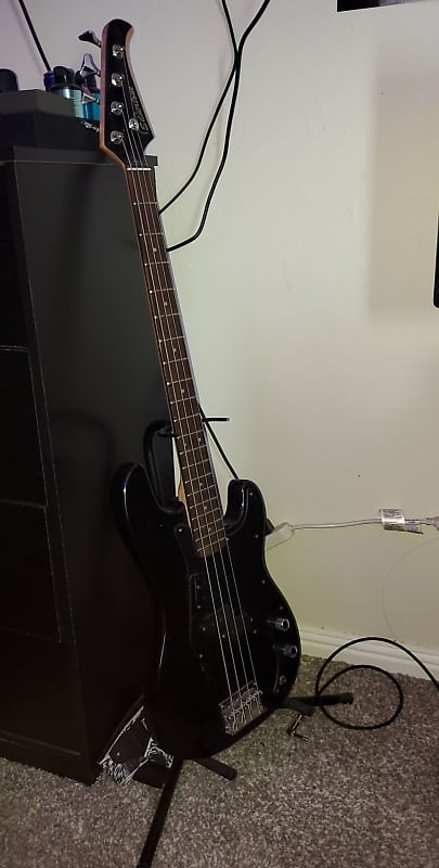 Silvertone Silvertone P Bass Black | Reverb