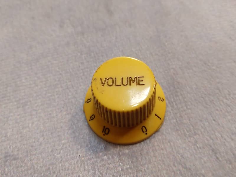 Teisco Vintage 1960s Volume Knob for Electric Guitar, Made in | Reverb