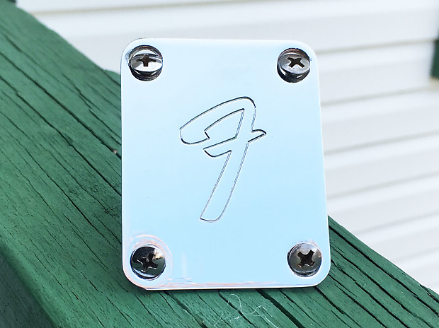 1977, 1978, 1979 Fender F Neck Plate / Neckplate for | Reverb