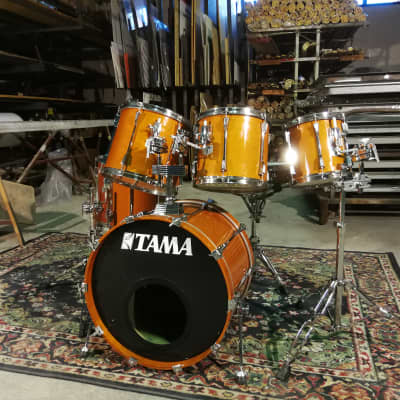 Tama Rockstar Pro Custom 1990 Amber made in Japan | Reverb